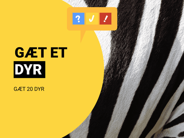 Den Store Dyrequiz: Dansk quiz om dyr med 20 spørgsmål
