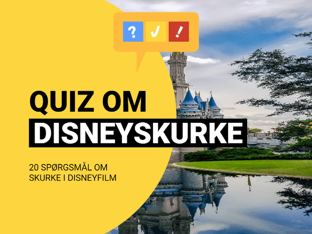 Gæt en Disneyfilm: Gæt 20 Disneyfilm ud fra karakteren